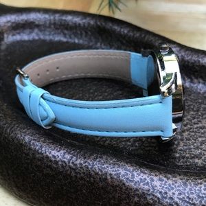 BWC | Accessories | Bwc Baby Blue Sparkly Face Watch | Poshmark